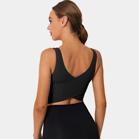 HALARA | Tops | Halara V Back Crossover Workout Cropped Tank Top | Poshmark